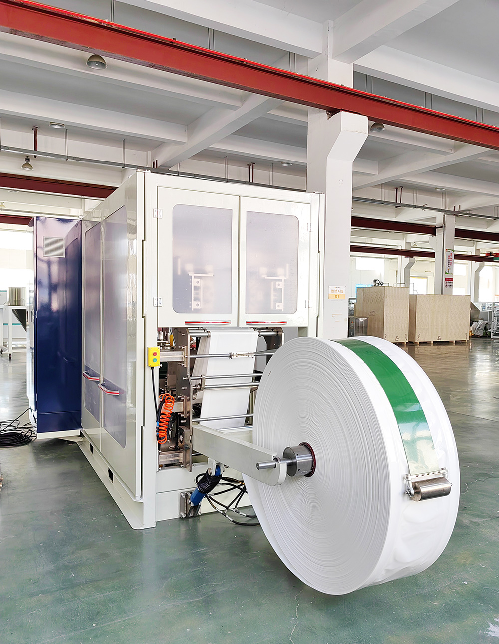 Hot Glue Automatic Vertical Form Fill Seal Ffs Packaging Machine for ...