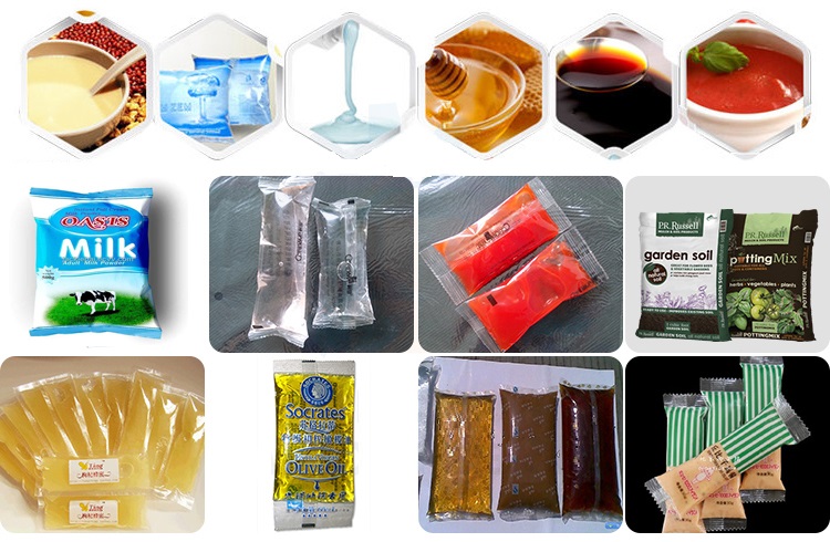 Automatic VFFS Liquid Bagging Machine with Piston Filler Vertical Form ...